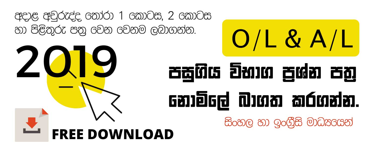 High Quality ICT Past Papers For O L And A L With Marking High Quality ICT Past Papers For O L And A L With Marking