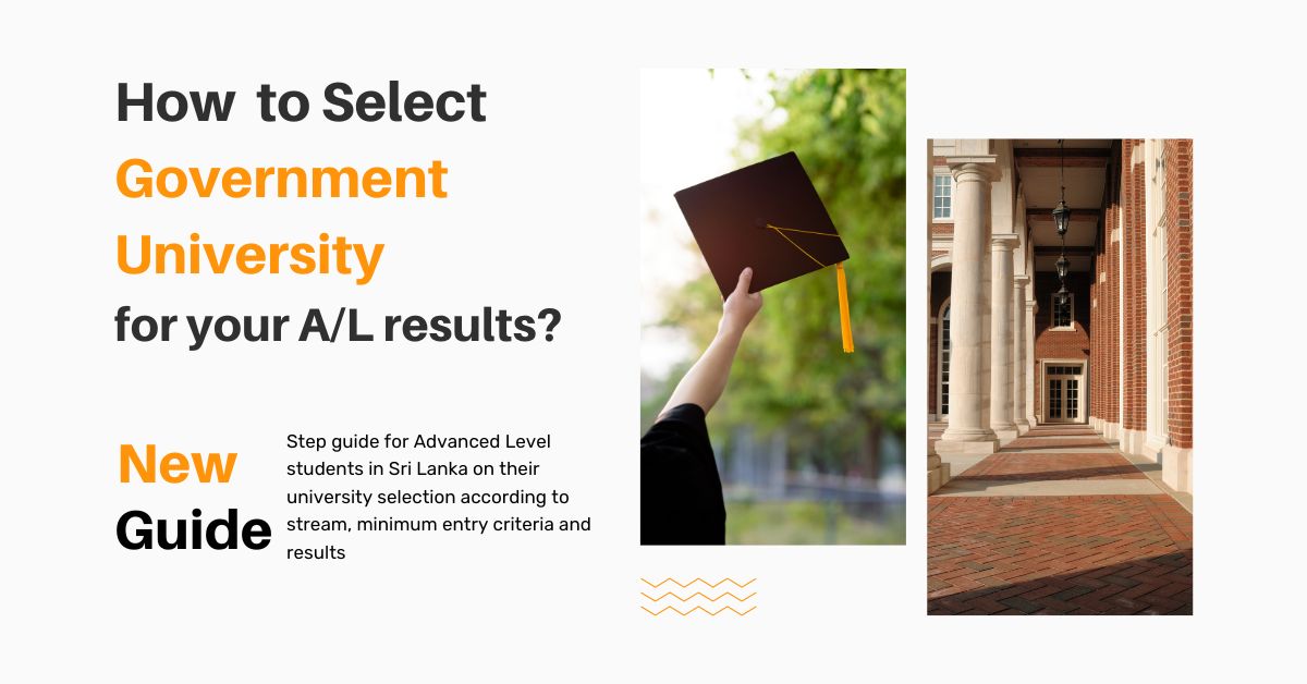 How to select a government university courses? - ICT Notes